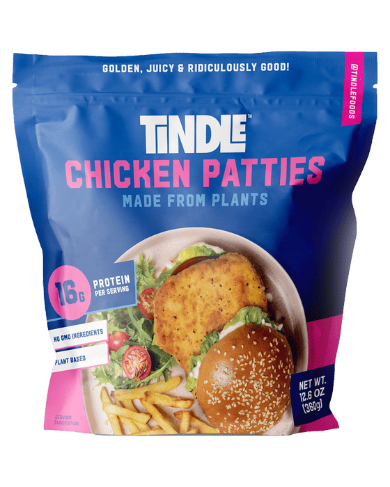 Juicy TiNDLE Plant-Based Chicken Patties - Star of Every Dish